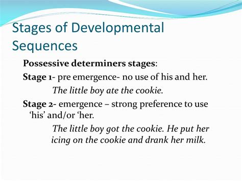 Ppt Developmental Sequences In Language Acquisition Powerpoint Presentation Id 2590555