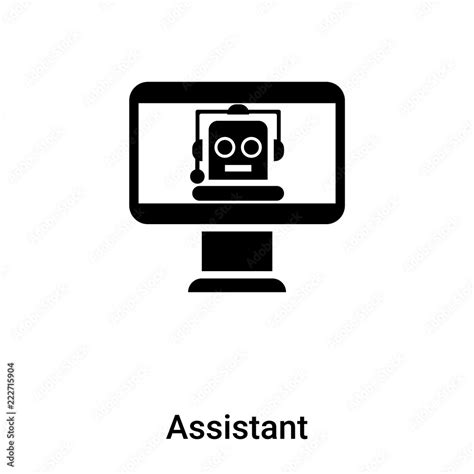 Assistant Icon Vector Isolated On White Background Logo Concept Of
