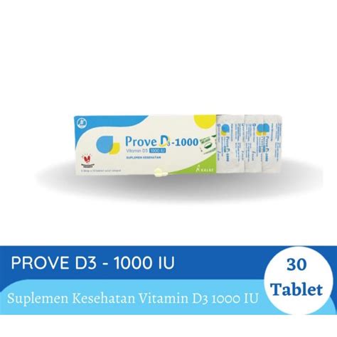 Jual Prove D Iu Isi Tablet Vitamin D Shopee Indonesia