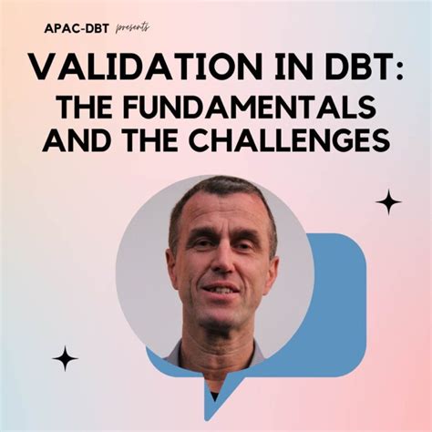 Validation In Dbt 19 March 2025 Asia Pacific Association For Dbt