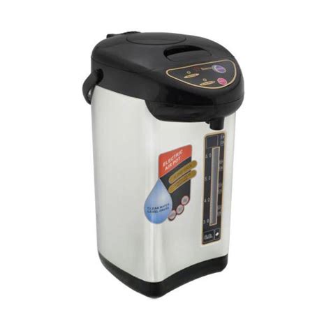 ᐉ Термопот електричний Domotec Ms 6000 800w 6 л Black Steel 112756 • Краща ціна в Києві