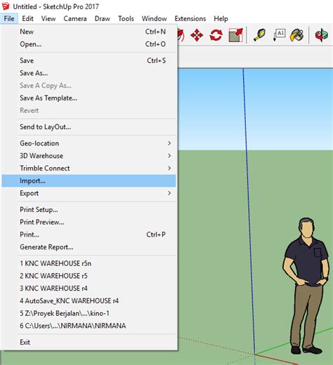 CARA IMPORT FILE AUTOCAD KE DALAM SOFTWARE SKETCHUP CARA IMPORT FILE AUTOCAD KE DALAM SOFTWARE