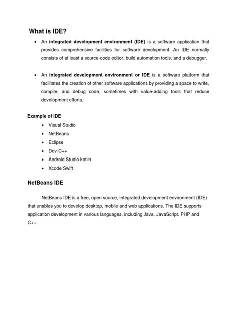 What Is Gui Pdf Integrated Development Environment Graphical User