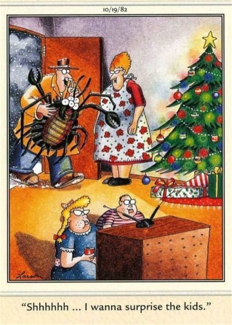 Far Side Christmas Saint Marty December 10 Inexplicable Energy