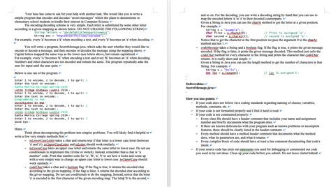 Solved Using Java To Solve The Problem Your Boss Has Come