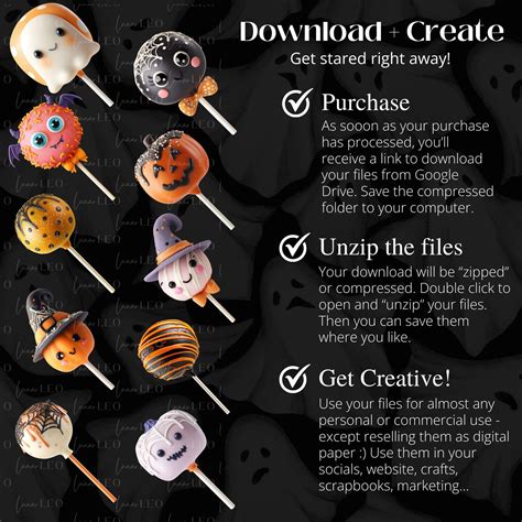 Halloween Cake Pop Png Clipart Cute Dessert Lollipop Graphics For