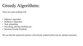 Greedy Algorithms Making Change Knapsack Prim S Kruskal S PPT
