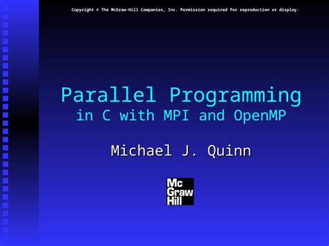 Ppt Chapter 4 Parallel Programming Dokumentips