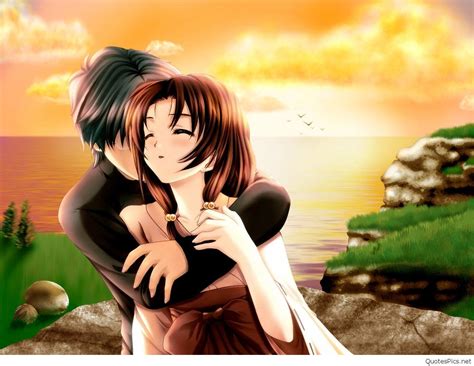 Cute Couple Anime Wallpapers Wallpaper Cave