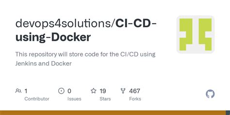 Github Devops Solutions Ci Cd Using Docker This Repository Will