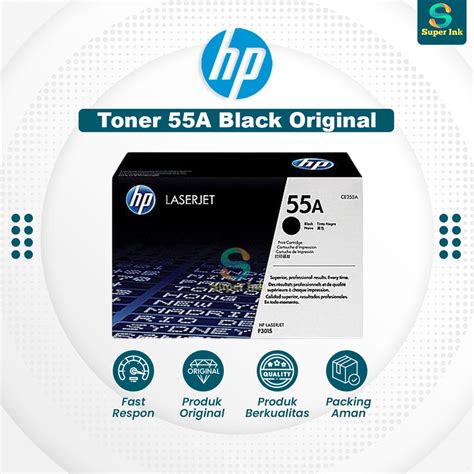 Jual Toner Printer Hp Laserjet 55a Black Original Ce255a Shopee Indonesia
