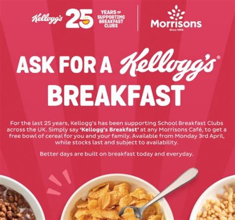 Mayfield Primary And Nursery School Kelloggs And Morrisons Free Breakfast