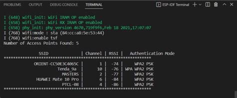 Scan Wi Fi Access Points Using Esp32 And Esp Idf