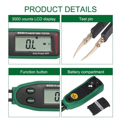 Automatic SMD Test Electrical Instruments Portable Measuring Tools Handheld Industrial