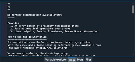 Plain Text In Help Pane Has A Bug · Issue 13585 · Spyder Idespyder · Github