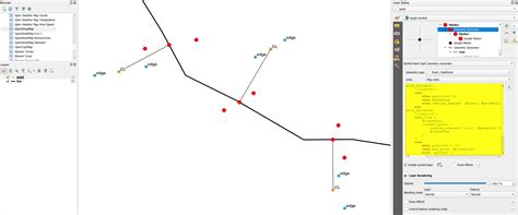 Moving Set Of Points To Road Polyline While Only One Of The Points Snaps To The Polyline In Qgis