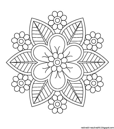 Орнамент Раскраска