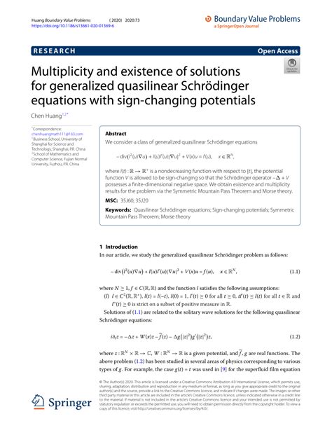 Pdf Multiplicity And Existence Of Solutions For Generalized