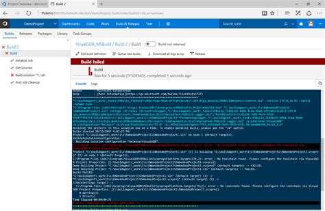 Building Visualgdb Projects With Team Foundation Server Visualgdb