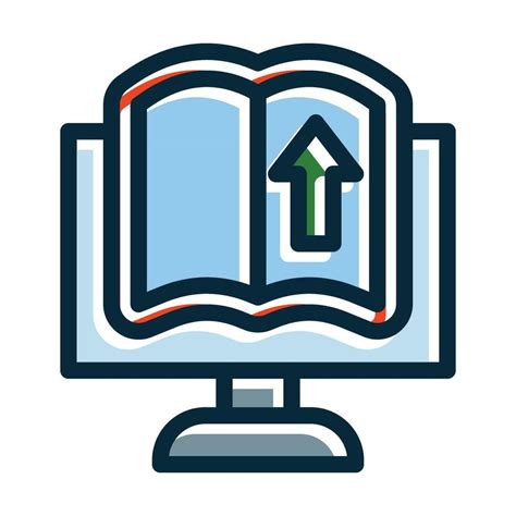 Publishing Vector Thick Line Filled Dark Colors 34116535 Vector Art At Vecteezy