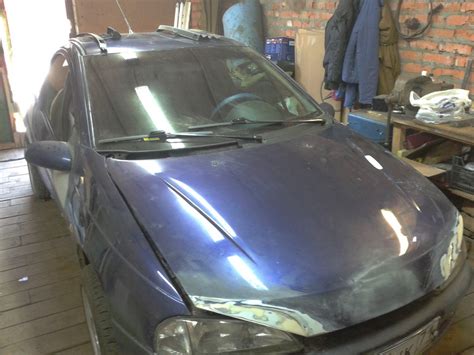 Шпатлёвка, грунтовка, подгонка — Opel Tigra, 1,4 л, 1995 года ...