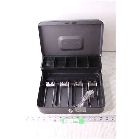 Metal Money Box with Keys - Bodnarus Auctioneering