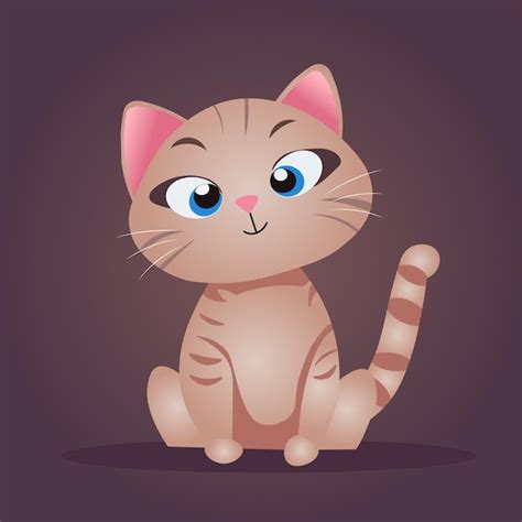 Premium Vector Cute Cat Sitting