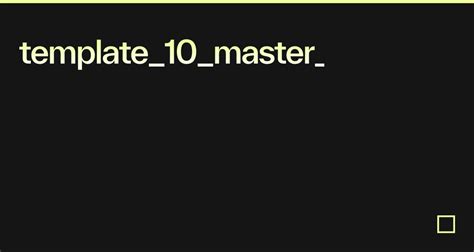 Template10masterdev Codesandbox
