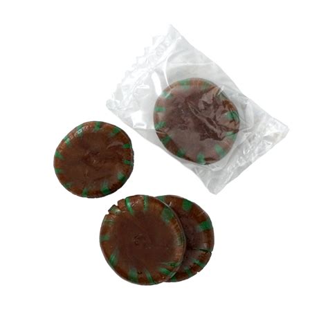 Chocolate Starlight Mints Hard Candy Bulk Bag