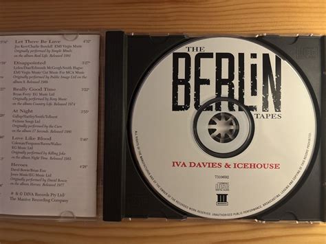 Iva Davies And Icehouse The Berlin Tapes Cd Gebraucht In Les Avanchets Für Chf 12 Mit