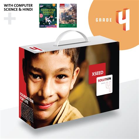 Grade 4 Book Set With Computer Science And Hindi Xseed Education India
