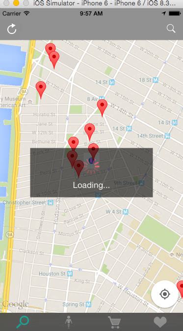 Ios Subview Loading Indicator Not Visible Stack Overflow
