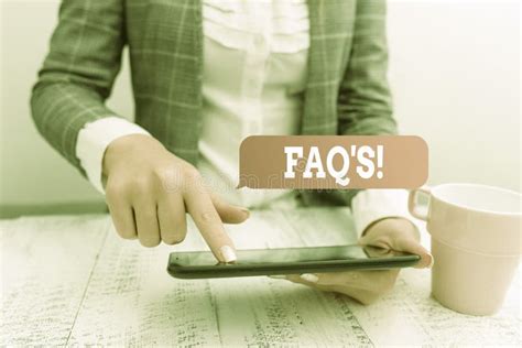 Handwriting Text Writing Faq S Concept Meaning List Of Questions And
