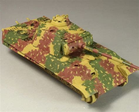 Airbrush Camo Mask For 135 German Panther Camouflage Scheme 1