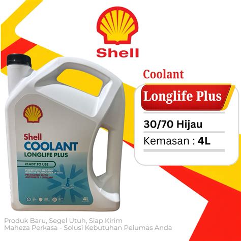 Jual Shell Coolant Longlife Plus Hijau 3070 Ready To Use 4 Liter P Oat