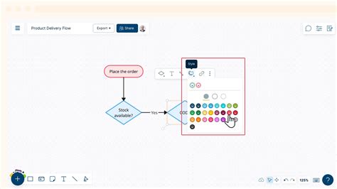 Accessing The Contextual Toolbar Creately Help Center