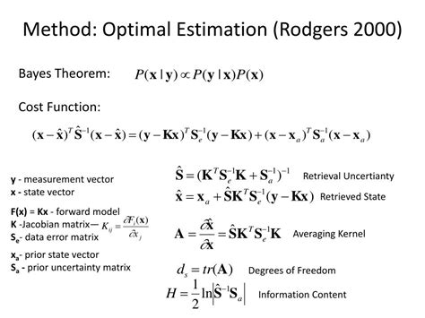 Ppt An Optimal Estimation Spectral Retrieval Approach For Exoplanet