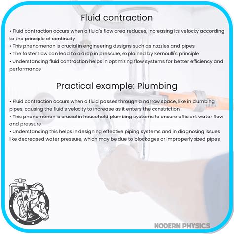 Fluid Contraction Dynamics Pressure Drop And Flow Control
