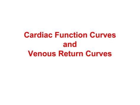 Ppt Cardiac Function Curves And Venous Return Curves Powerpoint Presentation Id 567788