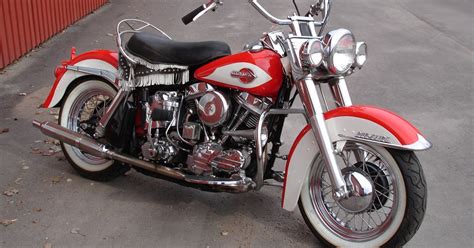 Ol´ Rocket Garage Harley Davidson Panhead Flh 1959
