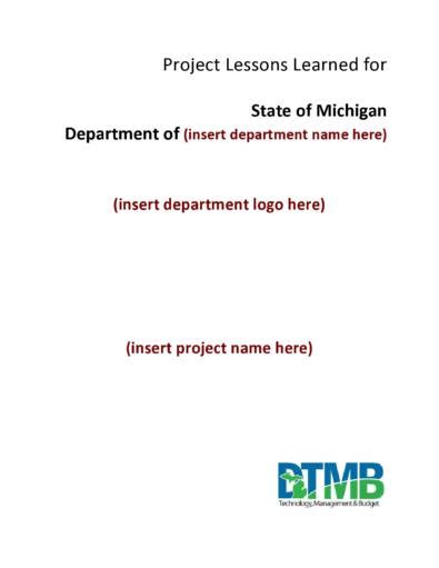 48 Best Lessons Learned Templates Excel Word ᐅ TemplateLab