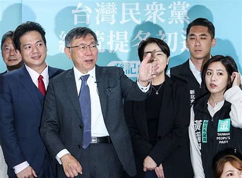 談藍白合 柯文哲：dna不一樣很難結合圖 中央通訊社 Line Today