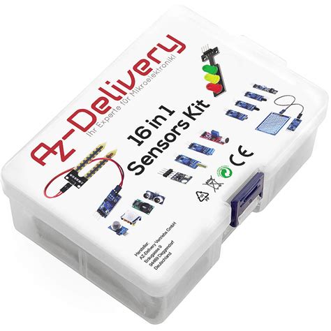 16 In 1 Kit Accessory Set With Sensors And Modules Compatible With Arduino And Raspberry Pi 16 In 1 Kit Accessory Set With Sensors And Modules Compatible With Arduino And Raspberry Pi