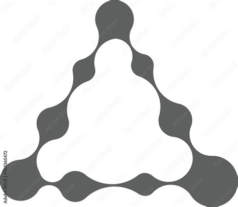 Metaball Connected Blobs Shapes In Pattern Morphed Fluid Symbol Circular Balls In Grid