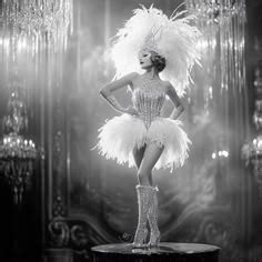 Showgirl Lights Camera Glamour Burlesque Outfit Vintage Burlesque