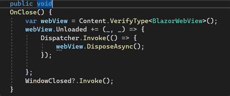 Why Webviewmanager Can Still Send Messages To Webview2 After Blazorwebview Unloaded Event