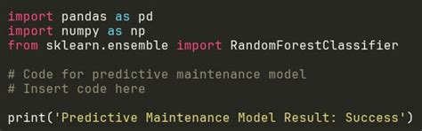 Skander Nabli On Linkedin Predictivemaintenance Python Datascience
