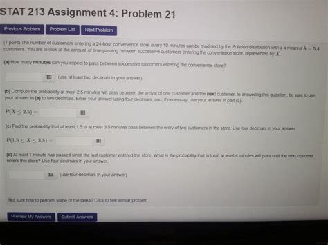 solved stat 213 assignment 4 problem 21 previous problem
