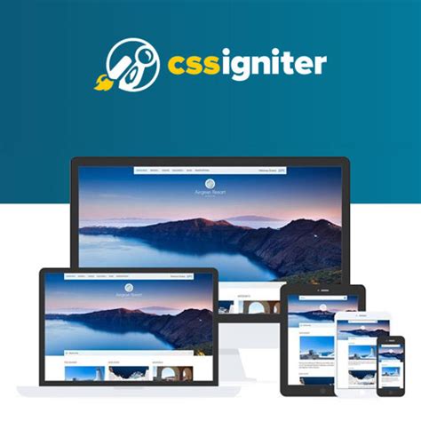 CSS Igniter Aegean Resort WordPress Theme GPLRock Com