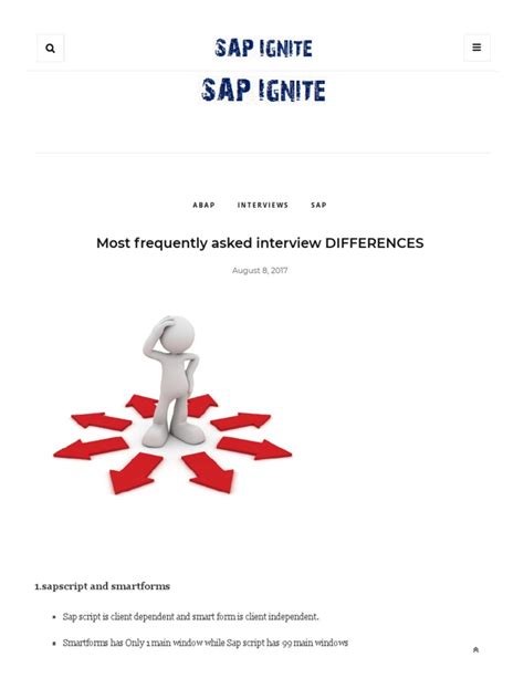 A Comprehensive Guide To Frequently Asked Sap Abap Interview Questions